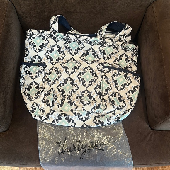 thirty-one | Bags | 3 Retired Retro Metro Fab Flourish Print Bag Purse ...